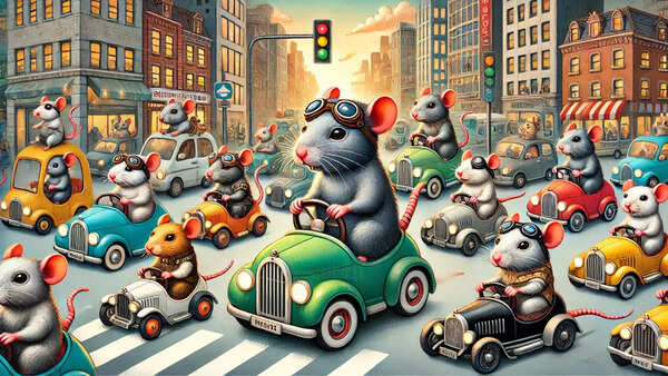 Scientists discover that rats that drive tiny cars love revving the ...