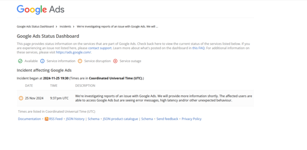 Google Ads outage disrupts advertiser campaigns globally - The Times of India