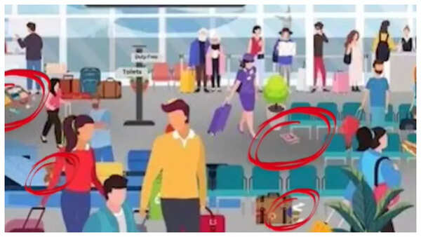 Brain teaser: Only those with sharp vision can spot the lost luggage in ...