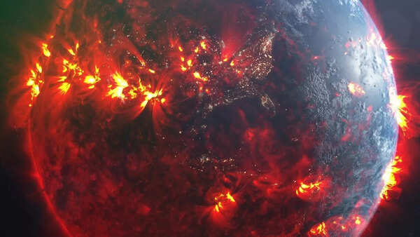 Watch: Asteroid collides with the Earth, creates fireball over this ...