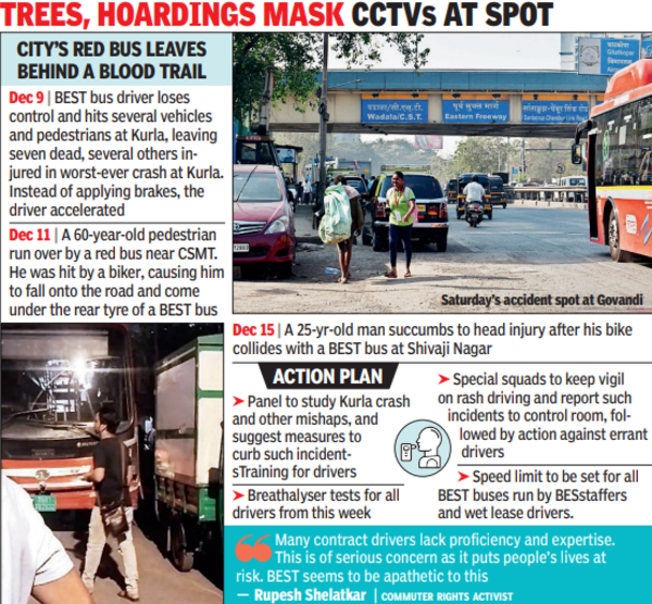 Mumbai BEST bus crash: Driver charged with ‘causing death by negligence ...