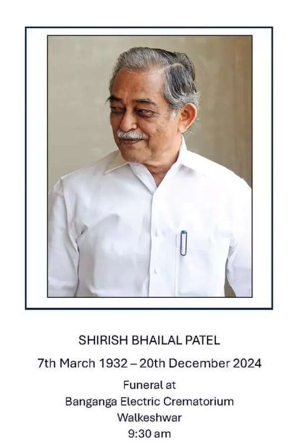 Shirish Patel, designer of India’s first flyover at Kemps Corner ...