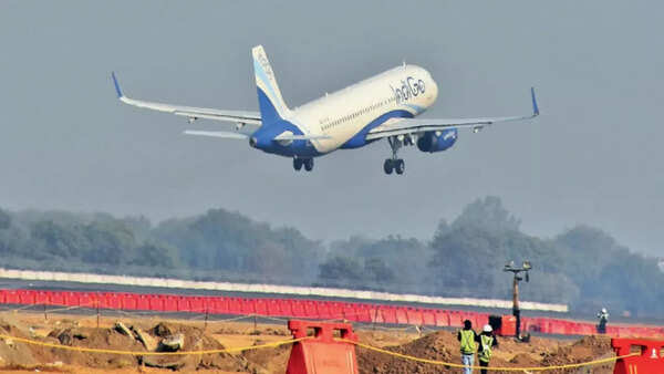 Noida airport conducts first flight test