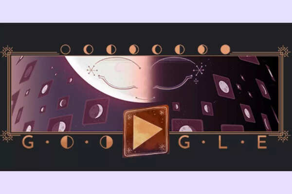 Google doodle educates and entertains with the new Lunar phase game ...