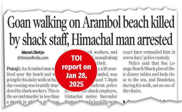 Arambol murder: Shack loses licence, Goa govt orders its razing | Goa ...