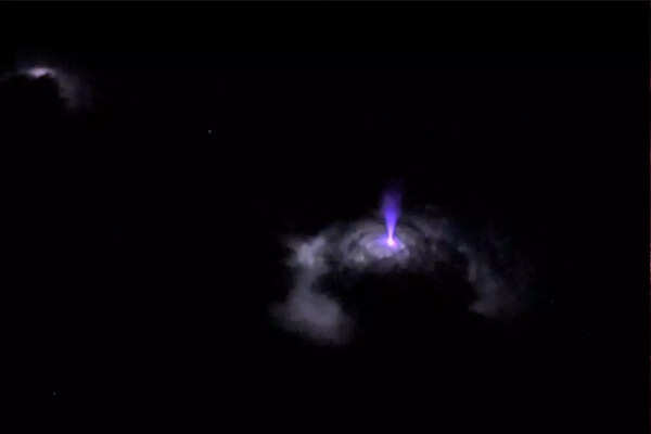 Did aliens send us signals? Old video of blue jets seen in the sky ...