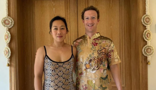 Mark Zuckerberg dons Benson Boone's iconic blue jumpsuit for Priscilla Chan’s birthday surprise ...