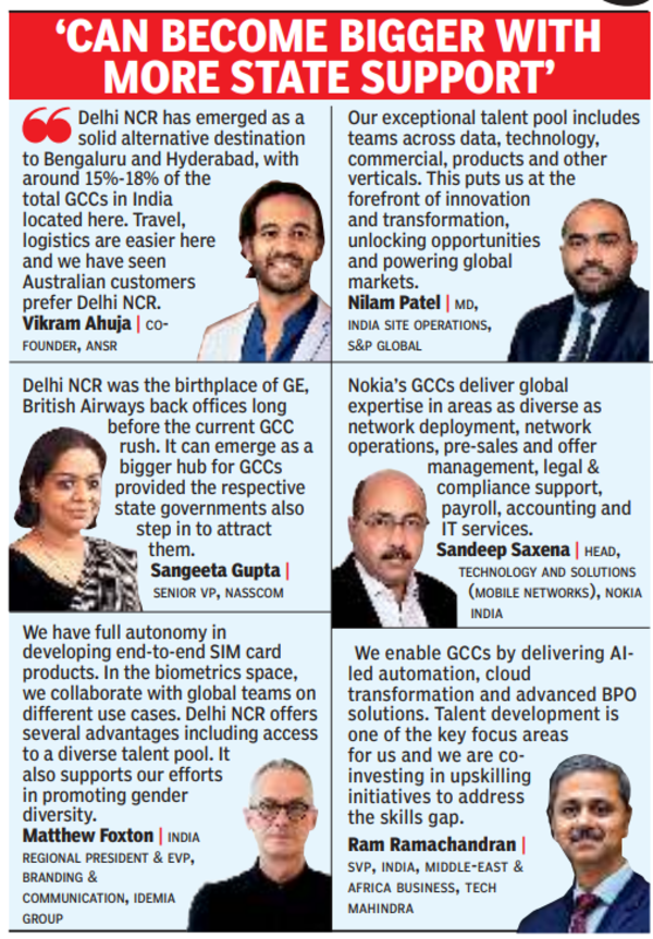 Delhi NCR’s changing skyline shows increasing GCC labels - The Times of ...