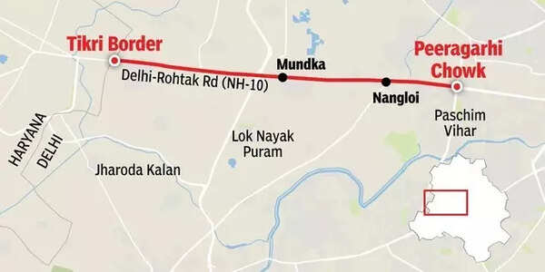 13.2km Delhi-Rohtak road stretch to be developed as world-class highway ...