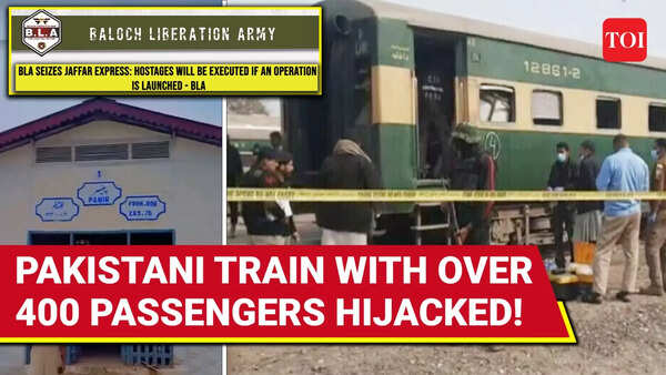 First Video Of Pak Hijack: Baloch Fighters Blow Up Rail Coach, Storm ...