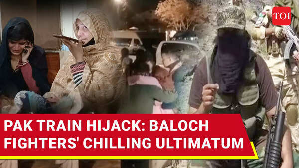 First Video Of Pak Hijack: Baloch Fighters Blow Up Rail Coach, Storm ...