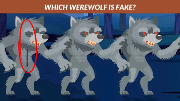 Optical Illusion: You have a high IQ if you can spot the fake werewolf ...