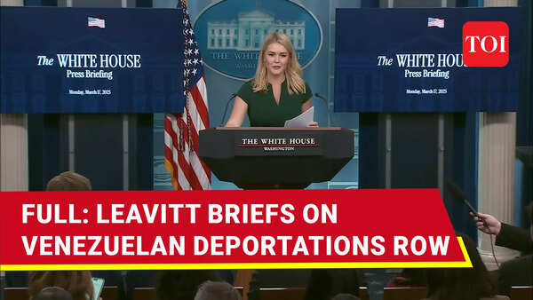 On Cam: Leavitt Rips Apart US Judge Blocking Trump Deportations; 'Abuse ...