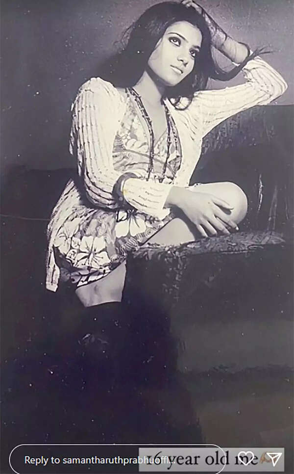 When Samantha Ruth Prabhu shared a rare throwback photo of her 16 year ...