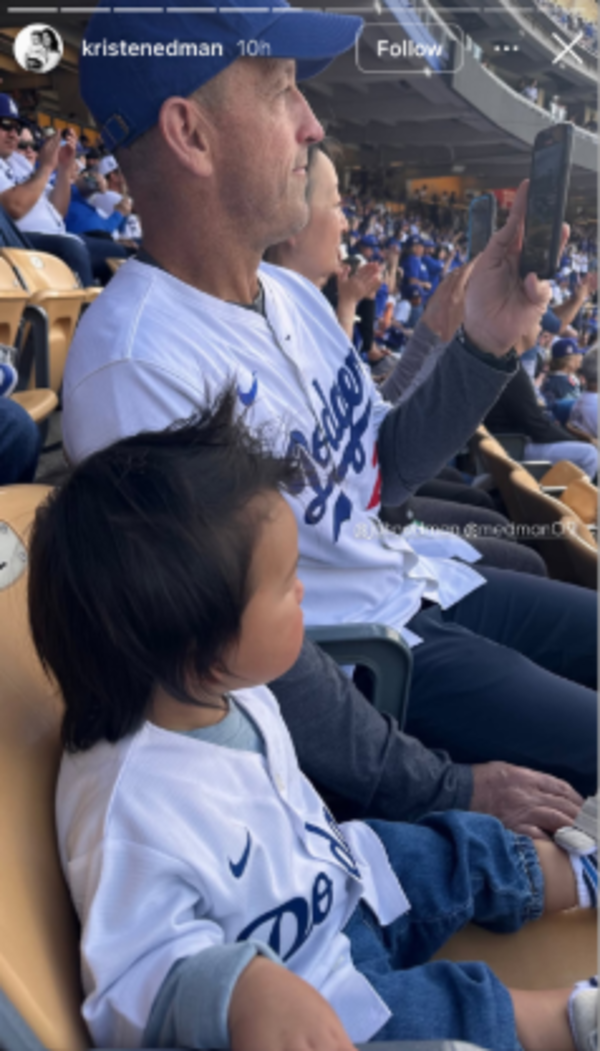“Eli’s excited for baseball” : Dodgers’ Tommy Edman’s wife Kristen shares adorable selfie with ...