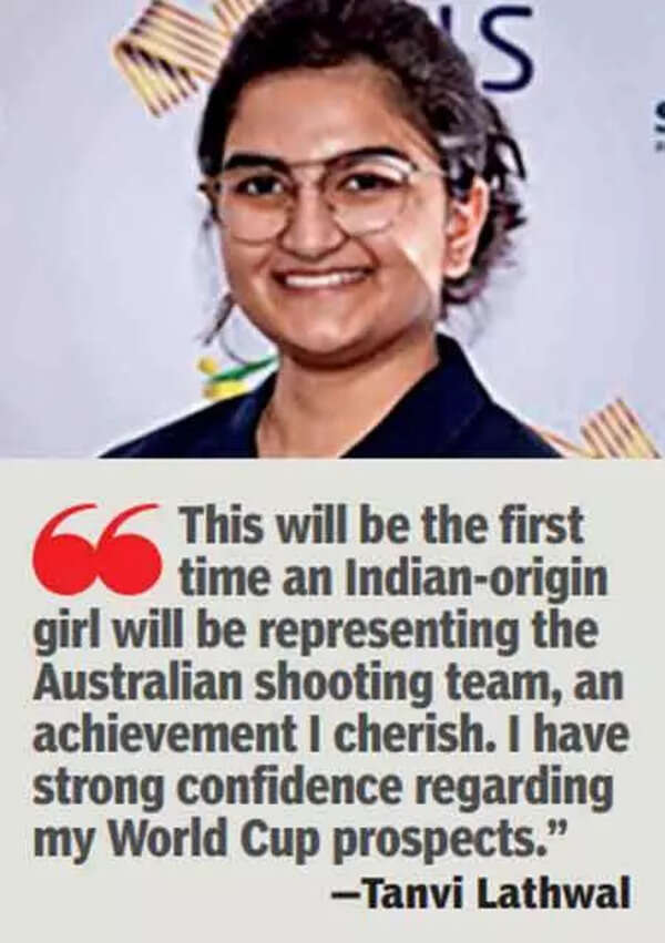 Tanvi Lathwal first Indian-origin shooter in Australia squad | More sports News - The Times of India