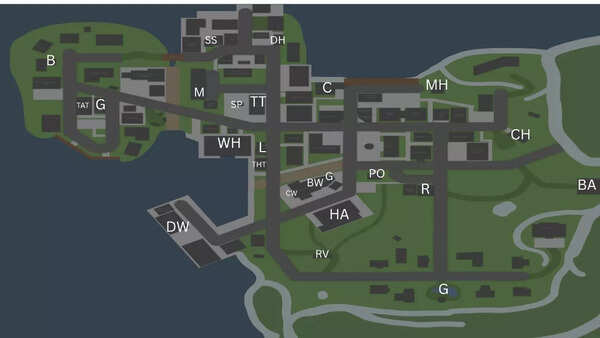 Full Schedule 1 map: All key locations, businesses, properties, and ...