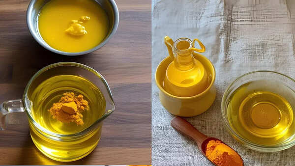 What happens when you add Ghee and Turmeric to water? - The Times of India