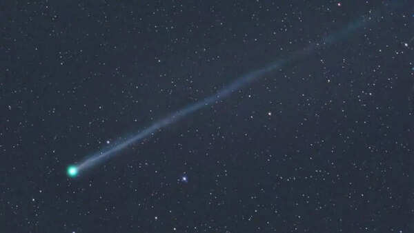 New green-tailed comet discovered: When, where, and how to see it in April and May 2025 - The ...