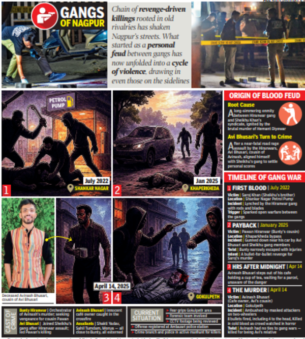 Nagpur Murder: Cafe Owner Shot Dead in Bloody Gang Revenge with 'Bhai ...