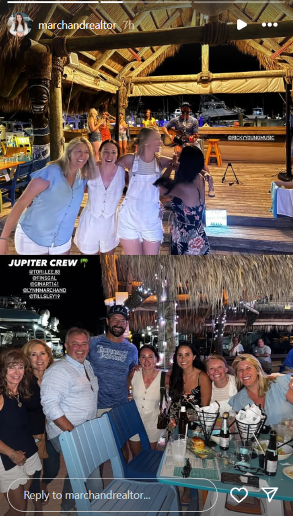 Brad Marchand's sister Rebecca Marchand had a memorable Tiki bar night ...