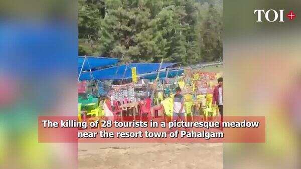 Pahalgam Attack: Moment Terrorists Attacked Tourists, Gunshots Spring ...