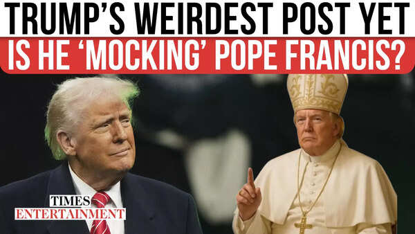 Trump Chews Gum, Texts, Dozes Off At Pope Francis' Funeral, Sparks ...