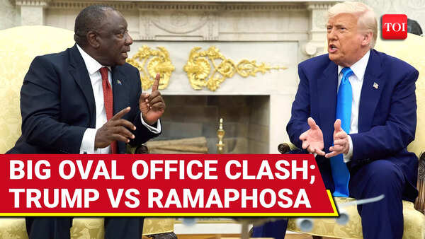 'This Jerk': Trump Clashes With NBC Reporter During Ramaphosa Meet