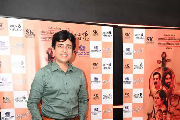 Sivakumar attended the screening of 'Charukesi' at Four Frames Preview ...