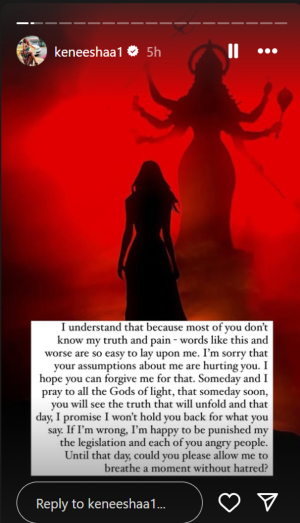 ‘If I’m the mistake, burn me or...’: Keneesha Francis exposes severe ...