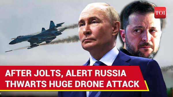 Watch How 117 Ukraine Drones Blew Up 40+ Russian Nuclear Bombers With ...