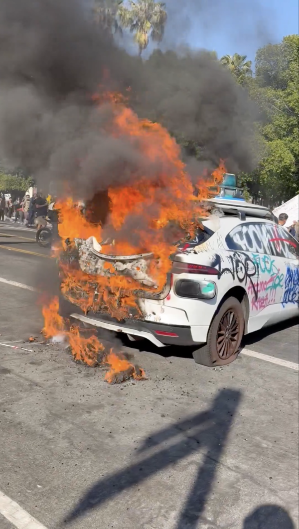 Google-owned Waymo on suspending service in LA protests: 'We do not ...