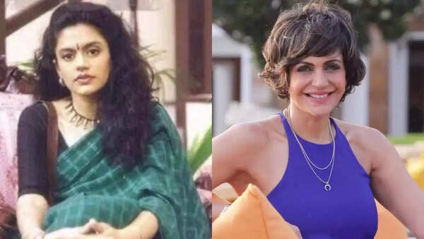 50-year-old Mandira Bedi flaunts her toned abs in different bikinis ...