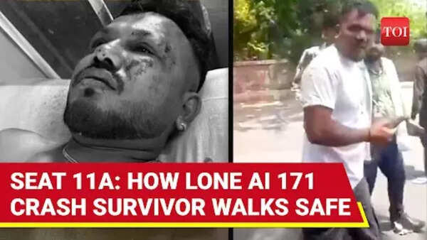 New Video Captures Lone Survivor Vishwas Kumar Ramesh Walking Away From ...