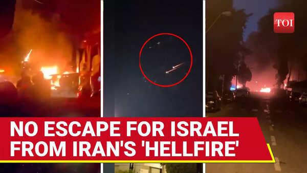 HAIFA HIGH ALERT: Iran FIRES 3rd Wave Of Ballistic Missiles; Israelis ...