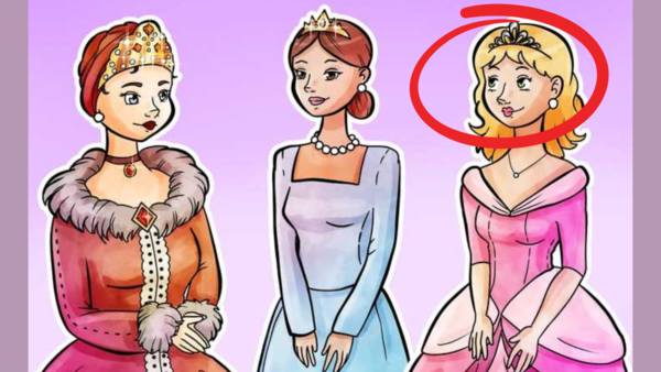 Optical Illusion: Only a true royalty can find out the fake princess in ...