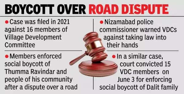 Court cracks down on caste bias in Telangana; 13 get 5 years for social boycott; another 15 ...