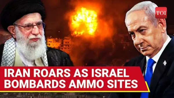 Iran Launches Massive Attack On Israel; Haifa Refinery Burns, Sirens ...