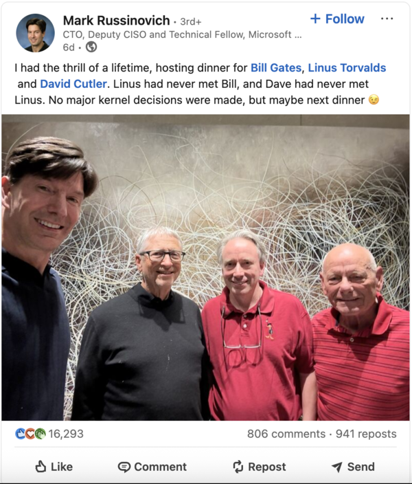 Bill Gates meets the man who created software once regarded as one of ...