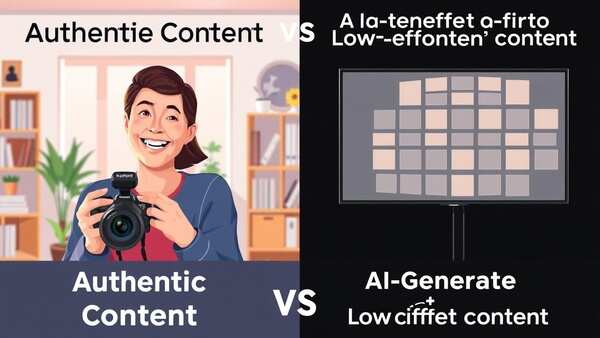 <p>Authentic vs. AI-Generated YouTube Content<br></p> Authentic vs. AI-Generated YouTube Content