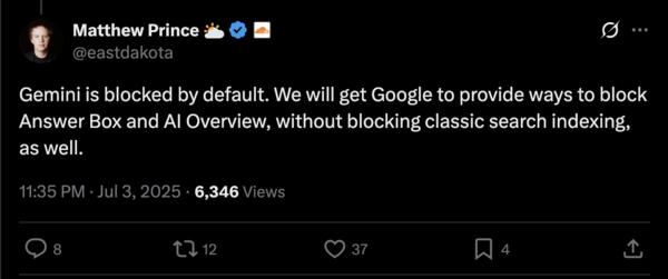 Cloudflare CEO Matthew Prince wants Google to block AI crawlers without ...