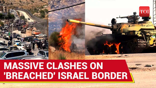 Israel's Border STORMED: IDF 'LOSES' Control, Hundreds JUMP Fences To ...