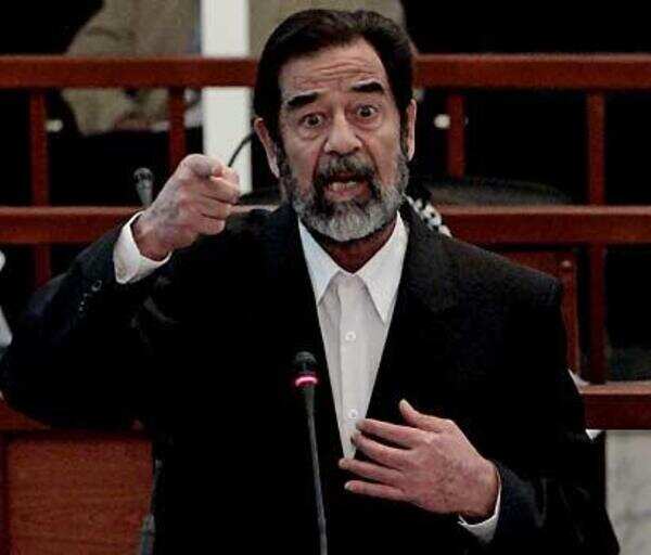 Shoot me, don't hang me: Saddam - Times of India