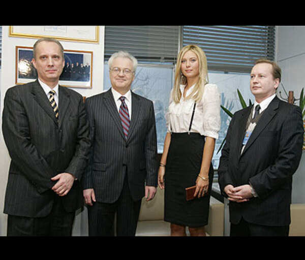 Maria Sharapova is UN goodwill ambassador - Times of India