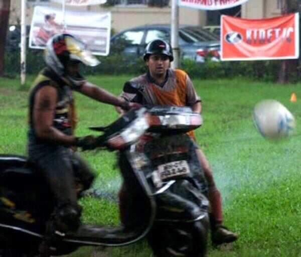 Soccer on wheels | India News - Times of India