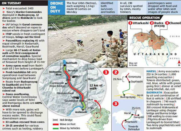 Uttarakhand Floods Map Location Map Of Uttarakhand State, Located In