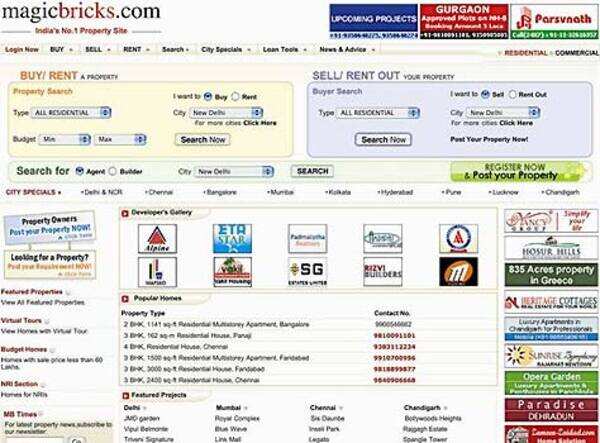 New-look MagicBricks.com creates magic - Times of India