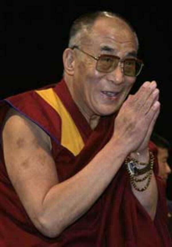 Dalai Lama going strong at 72 | India News - Times of India