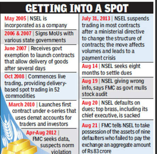 NSEL to liquidate defaulters’ assets - Times of India