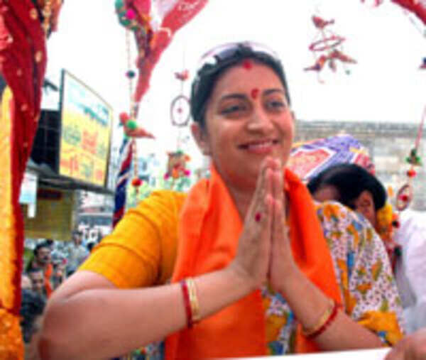 Smriti's TRP issues - Times of India